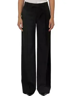 FEDERICA TOSI Federica Tosi Pressed-Pleat Wide-Leg Trousers
