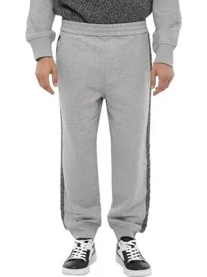 Neil Barrett Loose-fit Side-stripe Track Pants - Grey