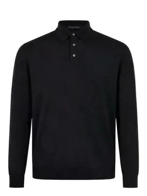 Kiton Long-sleeve Polo Shirt - Grey
