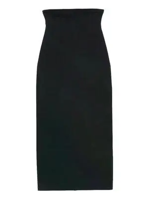 Issey Miyake High-waisted Midi Skirt - Blue