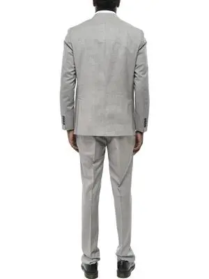 COLAMARINO Napoli Single-breasted Wool Suit - Grey