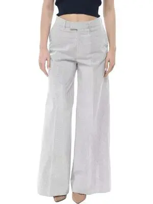 BERWICH Nina Striped Wide-leg Trousers - Blue