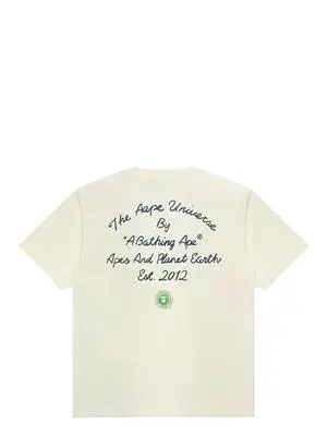 AAPE BY *A BATHING APE Logo-print T-shirt - Neutrals