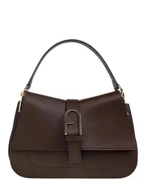 Furla Flow Top Handle Bag - Brown