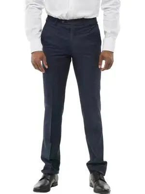 Corneliani Tailored Trousers With Pressed Crease - Blue