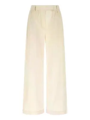 MISENITHE Vicky Wide-leg Trousers - Neutrals