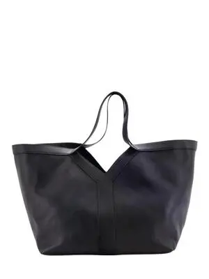 Saint Laurent Y Leather Tote Bag - Black