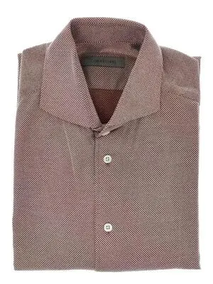 Corneliani Patterned Button-up Shirt - Red