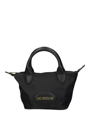 MOSCHINO Love Moschino Logo Plaque Tote Bag