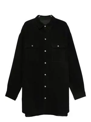 Rick Owens Long-sleeved Coat - Black