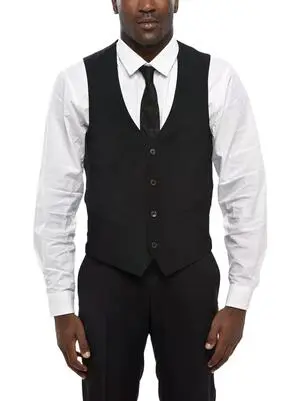 Corneliani V-neck Waistcoat - Black