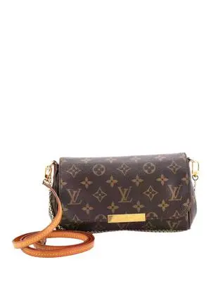 LOUIS VUITTON Monogram Canvas Pm Clutch Bag - Brown