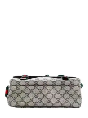 Gucci Gg Coated Canvas Messenger Bag - Brown
