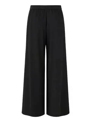 Dusan Pleated Palazzo Pants - Black