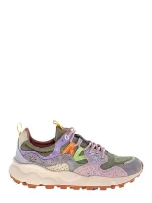 FLOWER MOUNTAIN Yamano 3 Suede Sneakers - Green