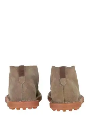 TOD'S Suede Ankle Boots - Neutrals