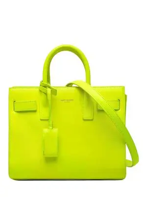Saint Laurent Nano Sac De Jour Satchel - Yellow