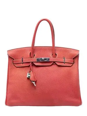 Hermès Birkin 35 Handbag - Red