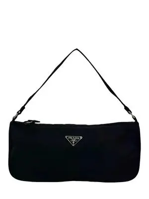 Prada Tessuto Shoulder Bag - Black