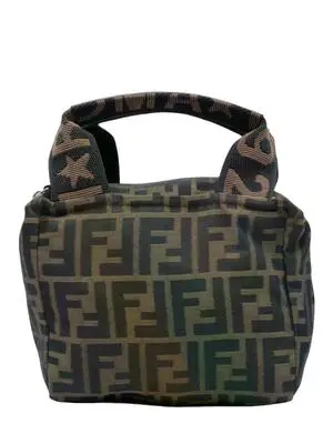 Fendi Mini Zucca Canvas Handbag - Brown