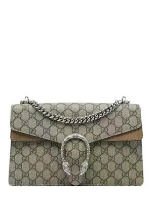 Gucci Gg Supreme Dionysus Shoulder Bag - Neutrals