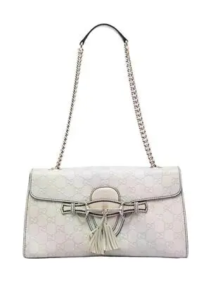 Gucci Medium Emily Shoulder Bag - White