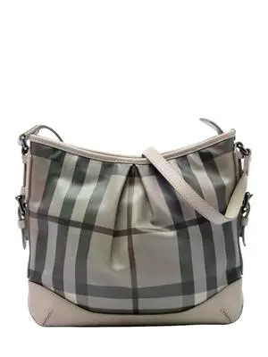 Burberry Coated Canvas Crossbody Bag - Grey