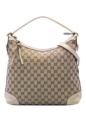 Gucci 2016-2026 Small Gg Canvas Miss Gg Hobo Satchel - Neutrals