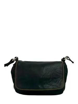 LOEWE Loewe Leather Anagram Flap Crossbody Bag