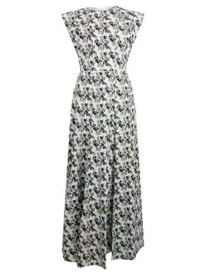 Philosophy Di Lorenzo Serafini Floral Print Sleeveless Maxi Dress - White