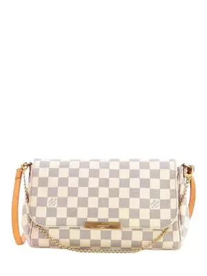 LOUIS VUITTON Favorite Handbag Damier Mm Crossbody Bag - White