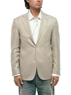 Corneliani Single-breasted Patch-pocket Blazer - Neutrals