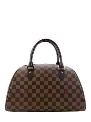 LOUIS VUITTON Damier Mm Ribera Handbag - Brown