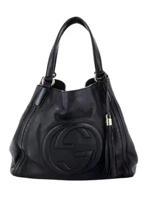 Gucci Gucci Soho Leather Medium Shoulder Bag Black