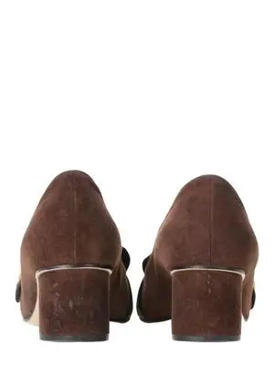 Gucci Marmont Loafer Mid-heel Pumps - Brown