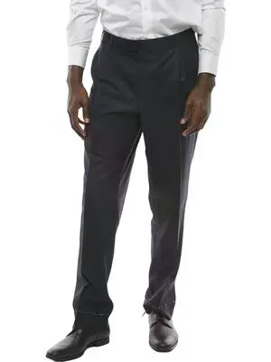 Corneliani Mantua Pleated Wool Trousers - Blue
