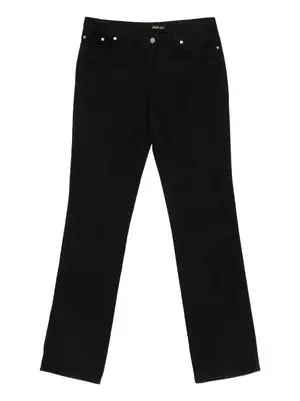 Just Cavalli 1990s Logo Patch Trousers - Black