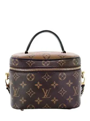LOUIS VUITTON Vanity Handbag Pm Satchel - Brown