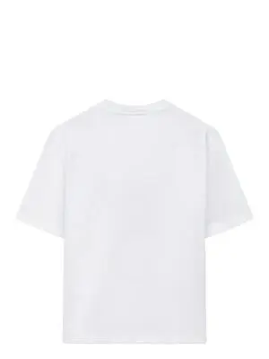 Versace Embroidered Medusa Logo Cotton Jersey T-shirt - White