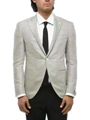 Corneliani Academy Jacquard Blazer - Grey