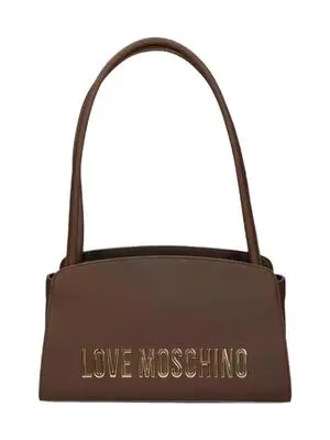 Moschino Logo-embellishment Shoulder Bag - Brown