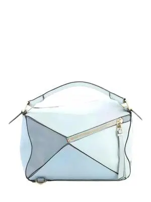 Loewe Loewe Puzzle Satchel Blue