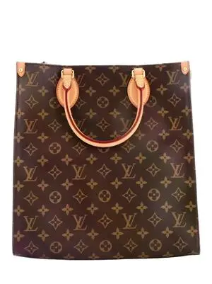 LOUIS VUITTON Sac Plat Nm Bag Monogram Canvas Shoulder Bag - Brown