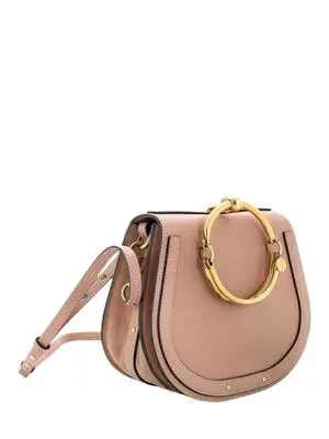 Chloé Nile Leather Medium Crossbody Bag - Neutrals