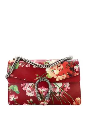 Gucci Dionysus Bag Blooms Print Leather Small Shoulder Bag - Multicolour