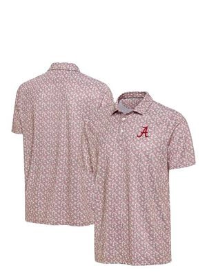 ANTIGUA Alabama Crimson Tide Desert Dry Dogwood Polo - Pink