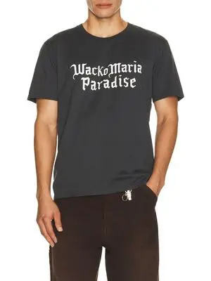 WACKO MARIA Standard Crew Neck Tee Shirt - Black