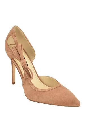Nine West Famila Knotted Bow D'orsay Pump - Natural