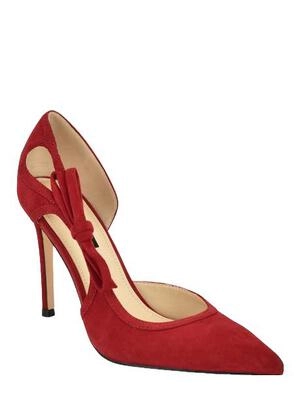 Nine West Famila Knotted Bow D'orsay Pump - Red