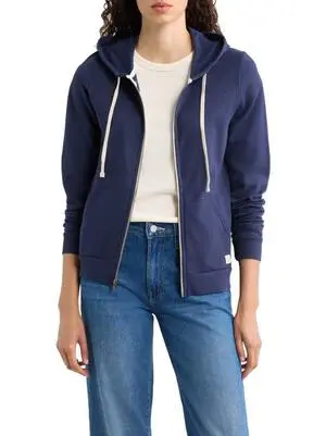 Marine Layer Afternoon Full Zip Hoodie - True Navy